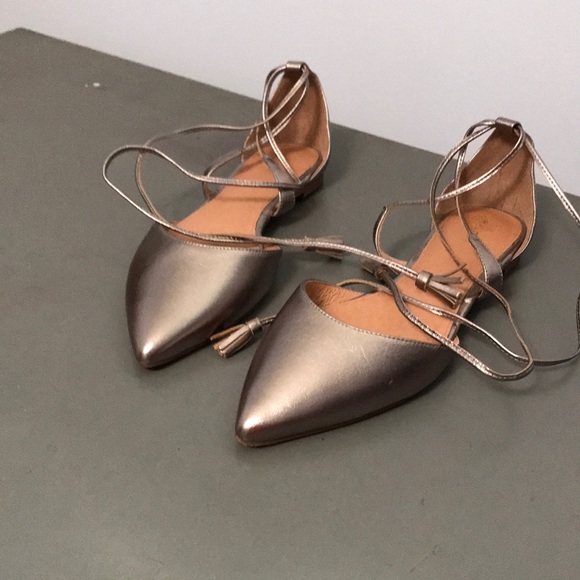 Halogen | Shoes | Halogen Pointed Tie Up Flats | Poshmark